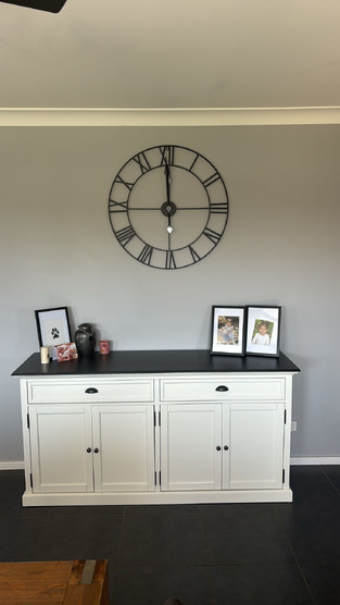 Toki Black Carl Wall Clock | Temple & Webster