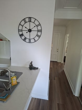 Toki Black Carl Wall Clock | Temple & Webster