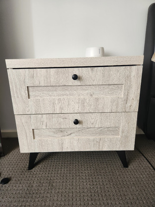 West Valley Interiors Bayville Bedside Table | Temple & Webster
