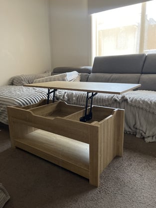 HoxtonRoom Michel Lift Up Coffee Table | Temple & Webster